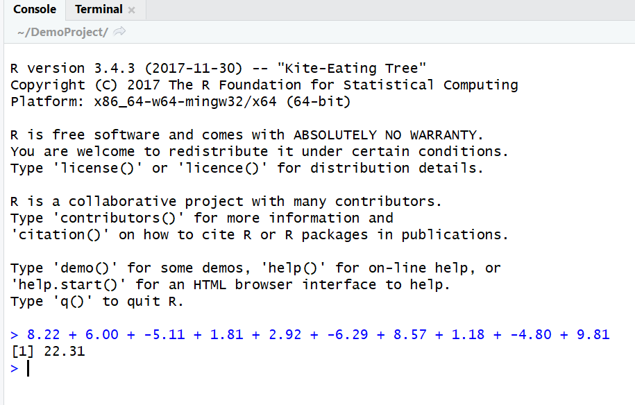 Learning How to Use RStudio as a Calculator – Great Lines Writing and ...