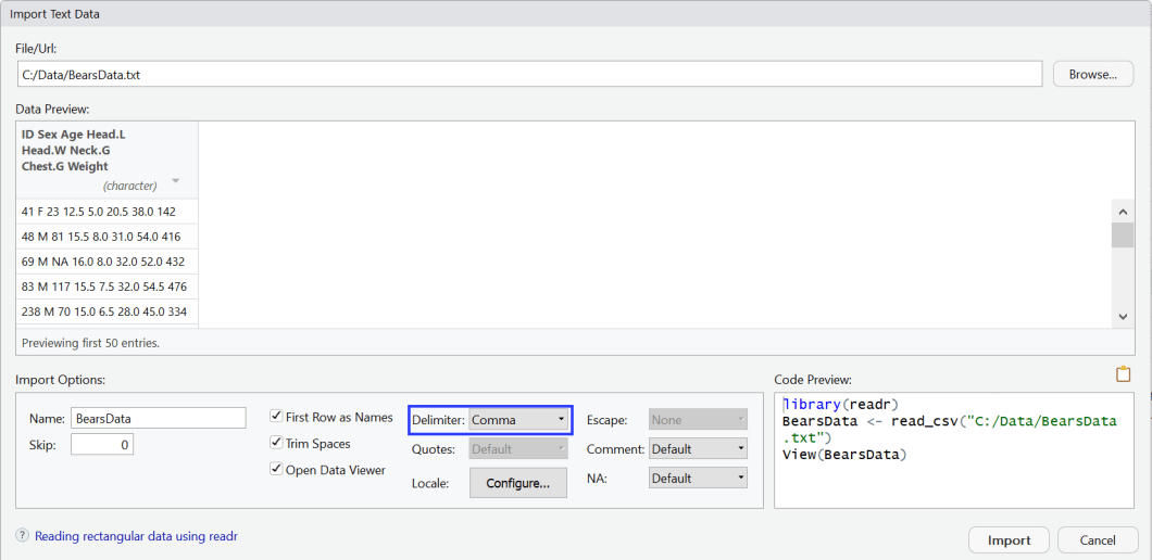 Basics of Importing Data in to RStudio – Great Lines Writing and ...